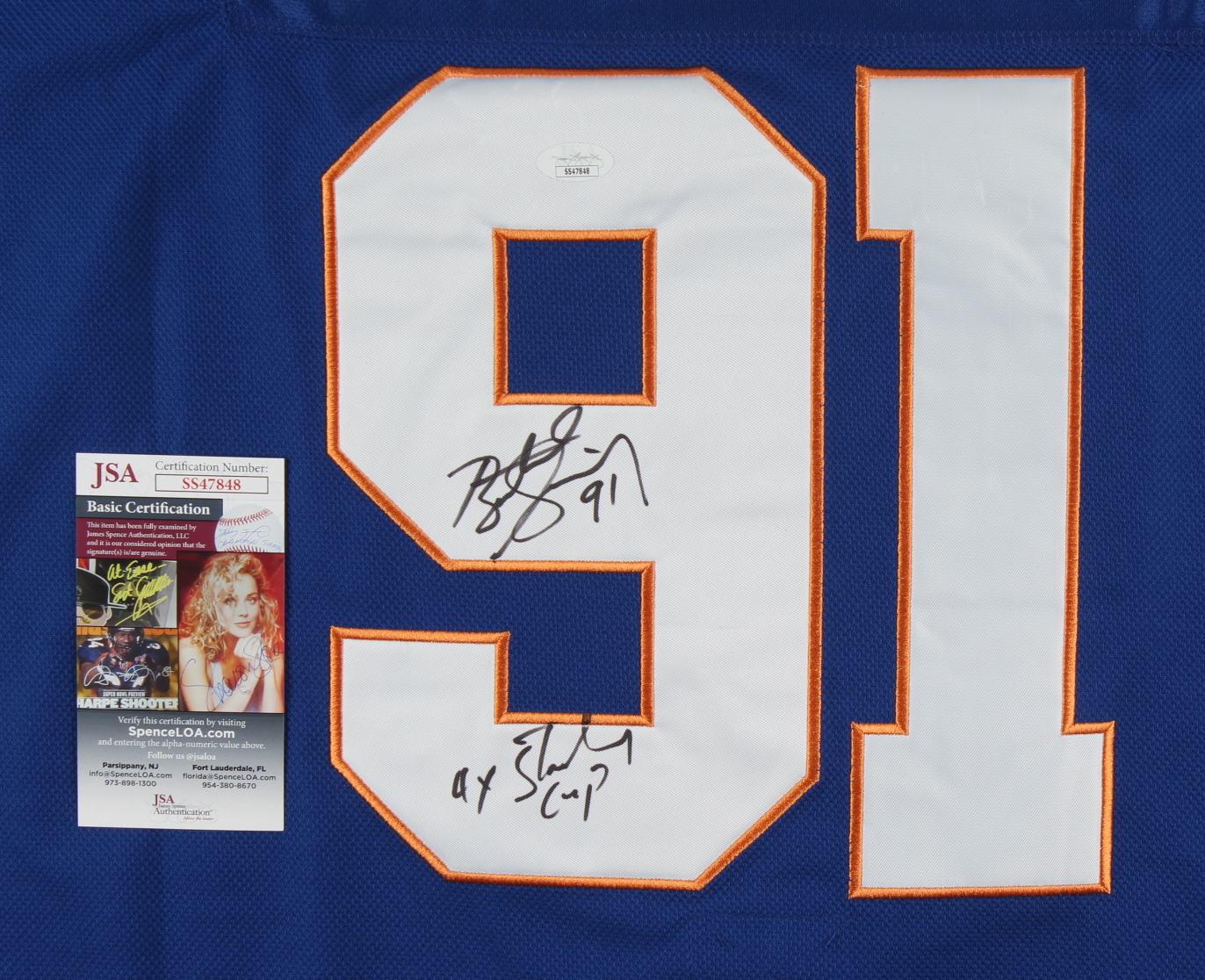 Butch Goring Signed Islanders Jersey Inscribed "4x Stanley Cup" (JSA ...