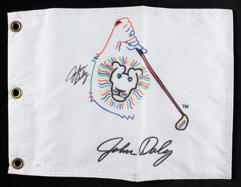 John Daly Signed Pin Flag (JSA COA) | Pristine Auction
