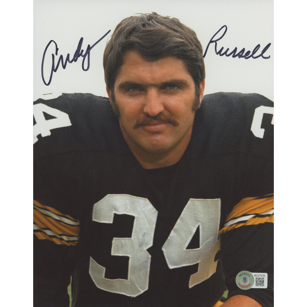 Andy Russell Signed Steelers 8x10 Photo (Beckett COA) | Pristine Auction