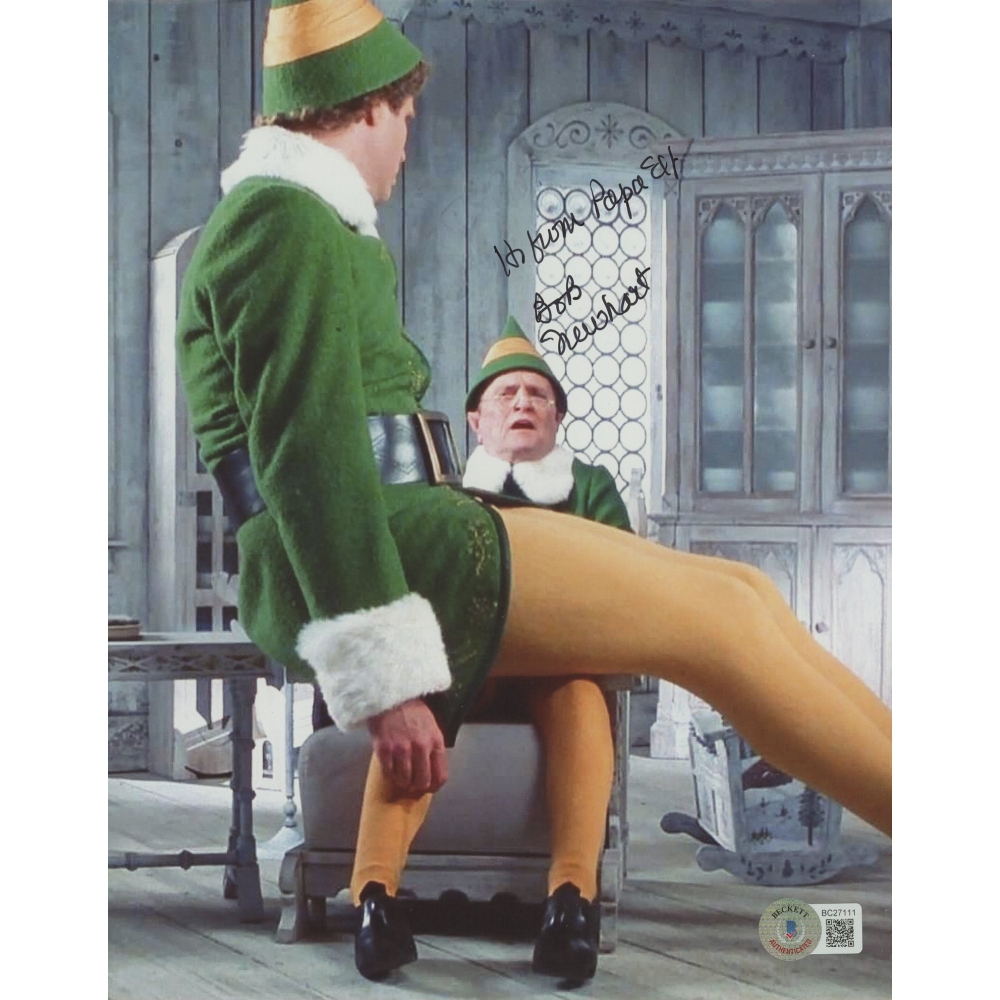 Bob Newhart Signed "Elf" 8x10 Photo Inscribed "Hi From Papa Elf ...