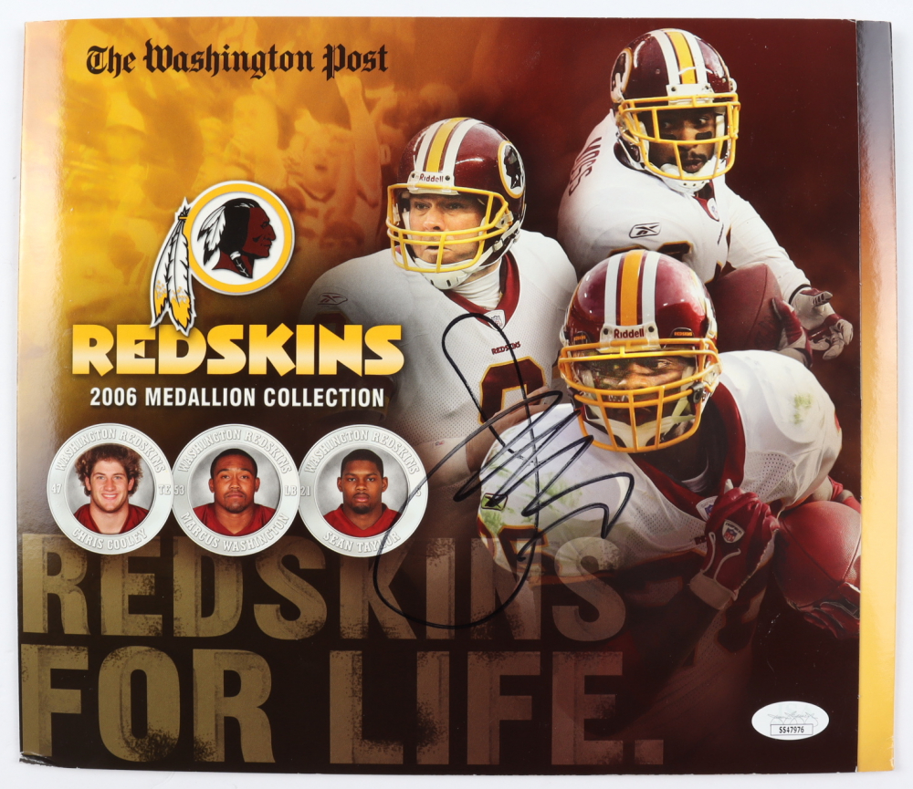 Joe Gibbs Signed 2006 Redskins Medallion Collection Book (JSA COA ...