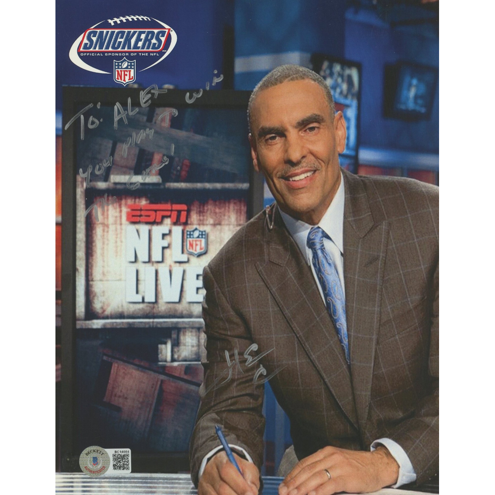 Herman Edwards Signed 8x10 Photo Inscribed "You Play To Win" (Beckett ...