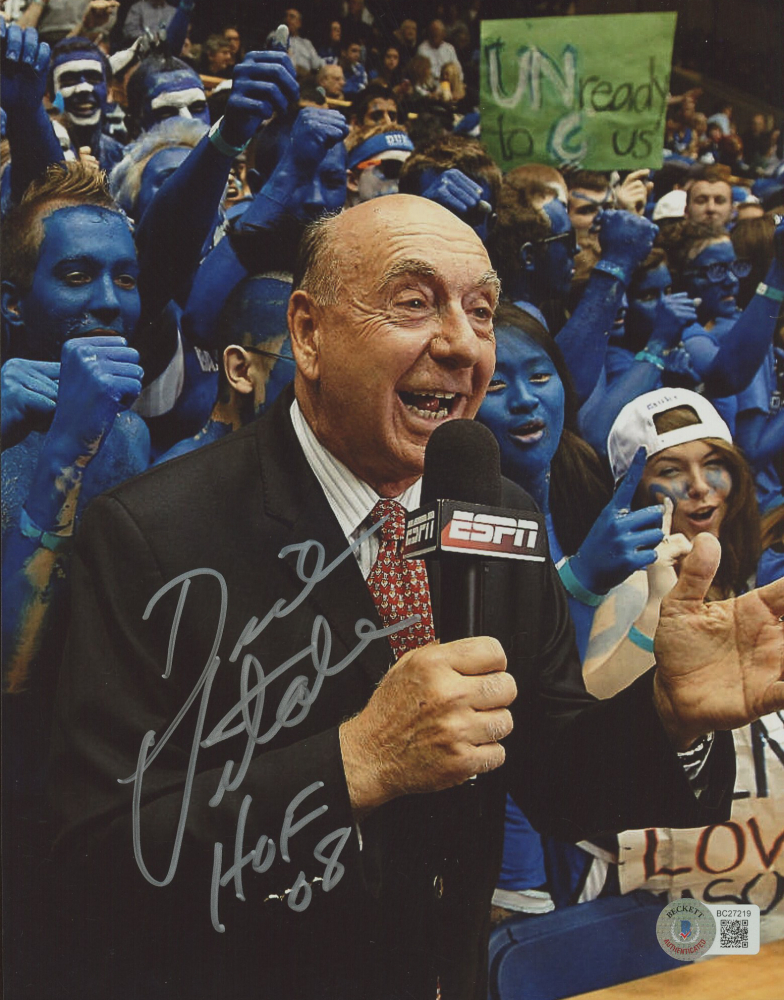 Dick Vitale Signed 8x10 Photo Inscribed "HOF 08" (Beckett COA ...