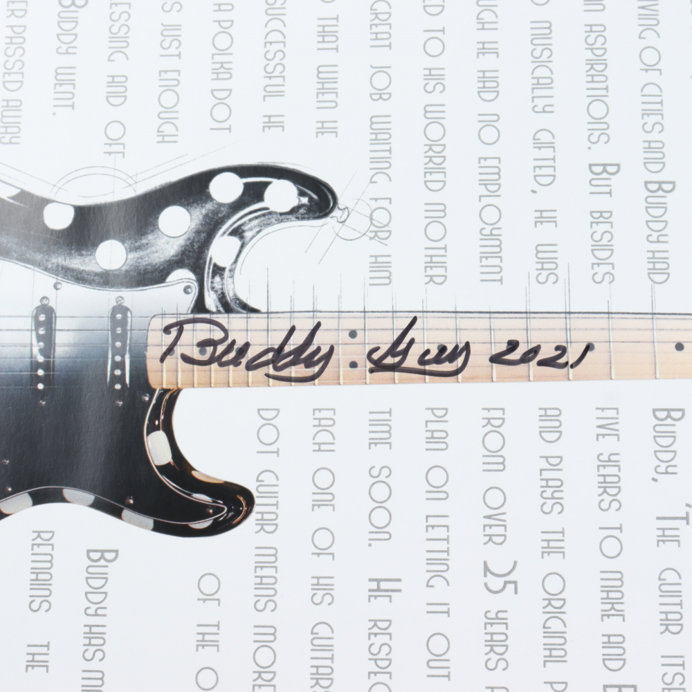Buddy Guy Signed 13x19 Print Inscribed "2021" (Beckett COA) | Pristine ...