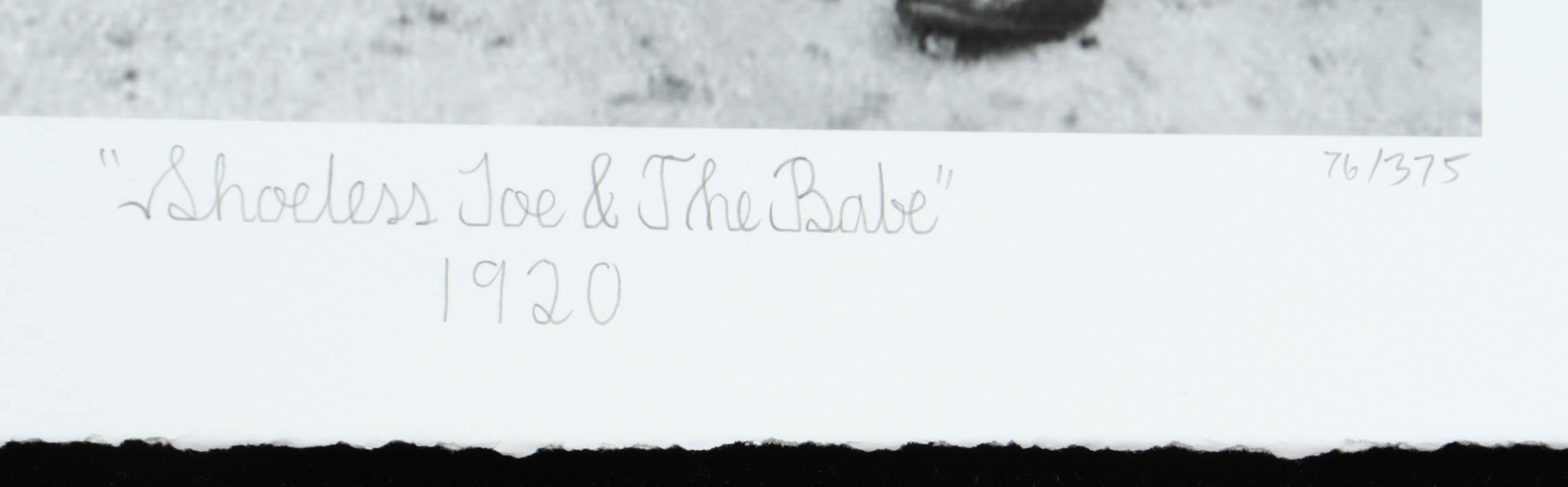 Historical Photo Archive - Babe Ruth & Joe Jackson "Shoeless Joe” & The ...