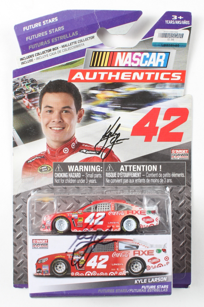 Kyle Larson signed NASCAR #42 Target - 1:64 Diecast Car (PSA COA ...