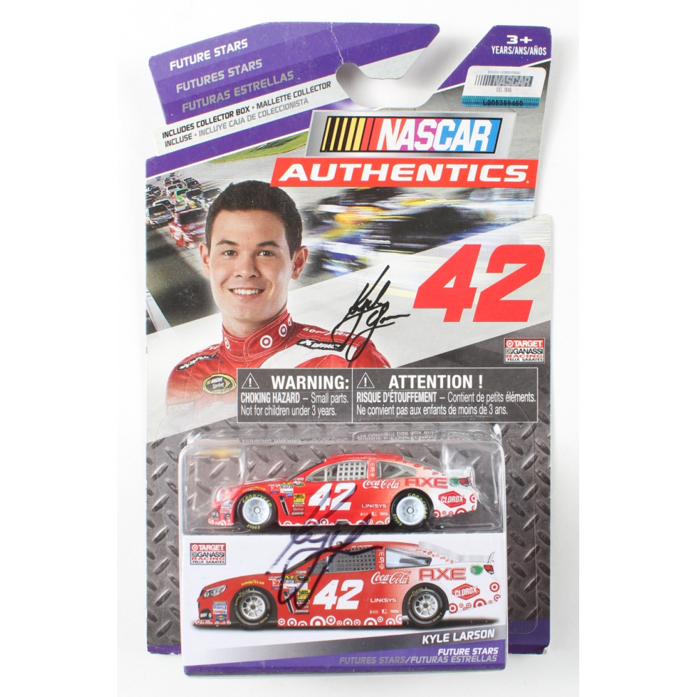 Kyle Larson signed NASCAR #42 Target - 1:64 Diecast Car (PSA COA ...