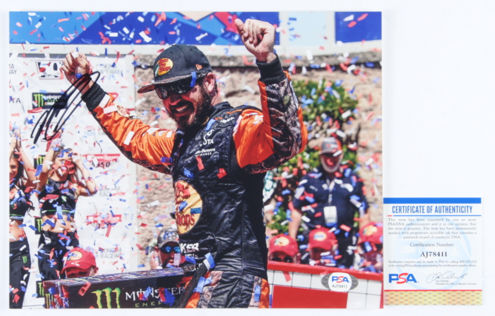 Martin Truex Jr. Signed NASCAR 8x10 Photo (PSA COA) | Pristine Auction