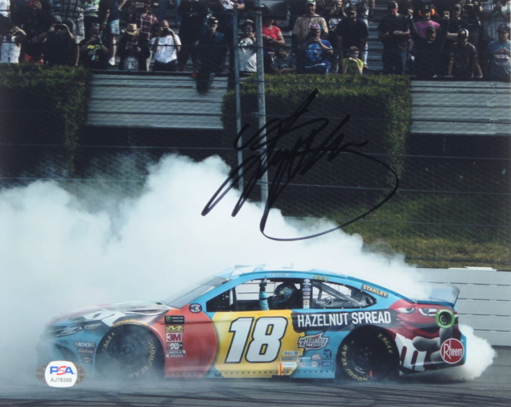 Kyle Busch Signed NASCAR 8x10 Photo (PSA COA) | Pristine Auction