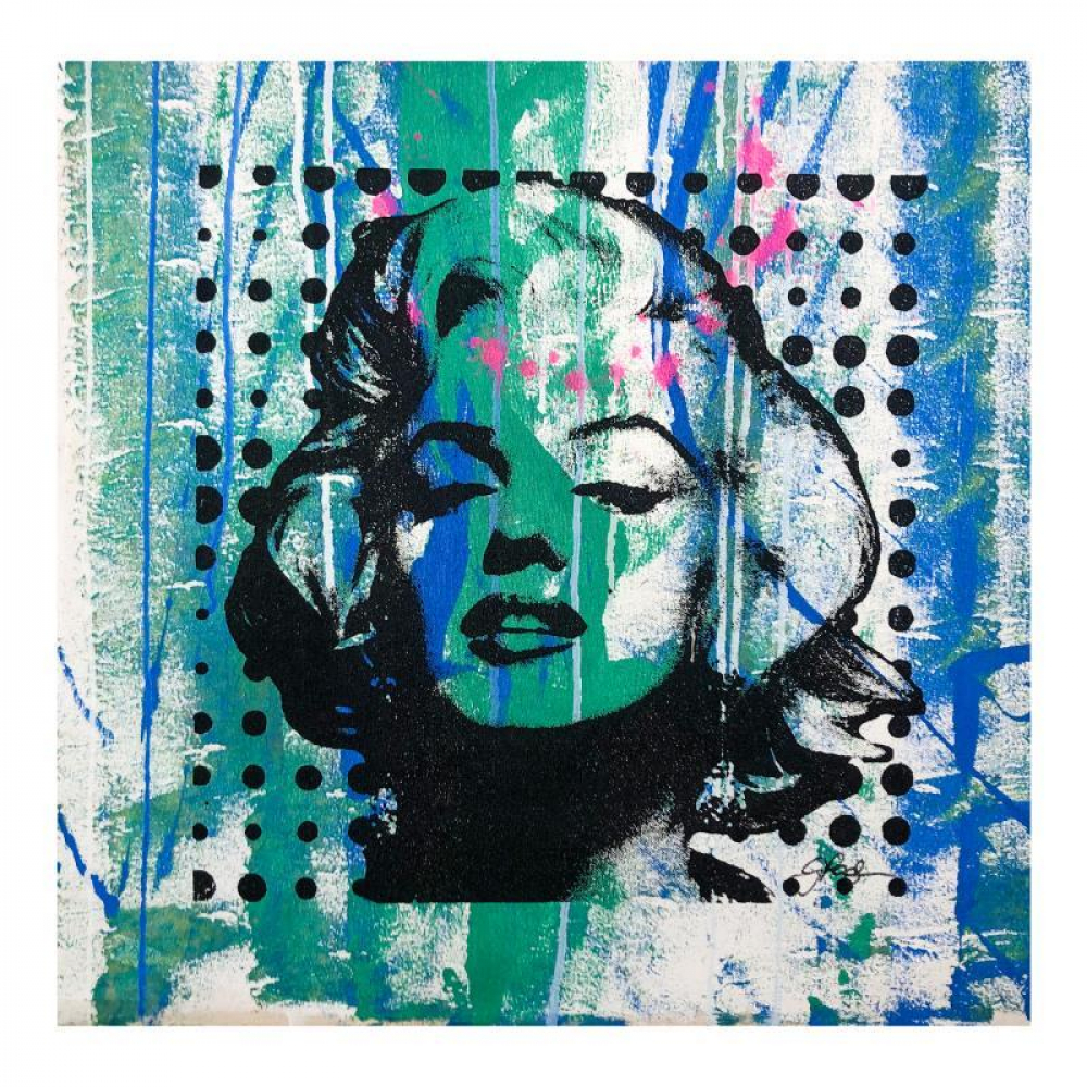 Gail Rodgers Signed "Marilyn Monroe" 23x23 Original Hand Pulled ...