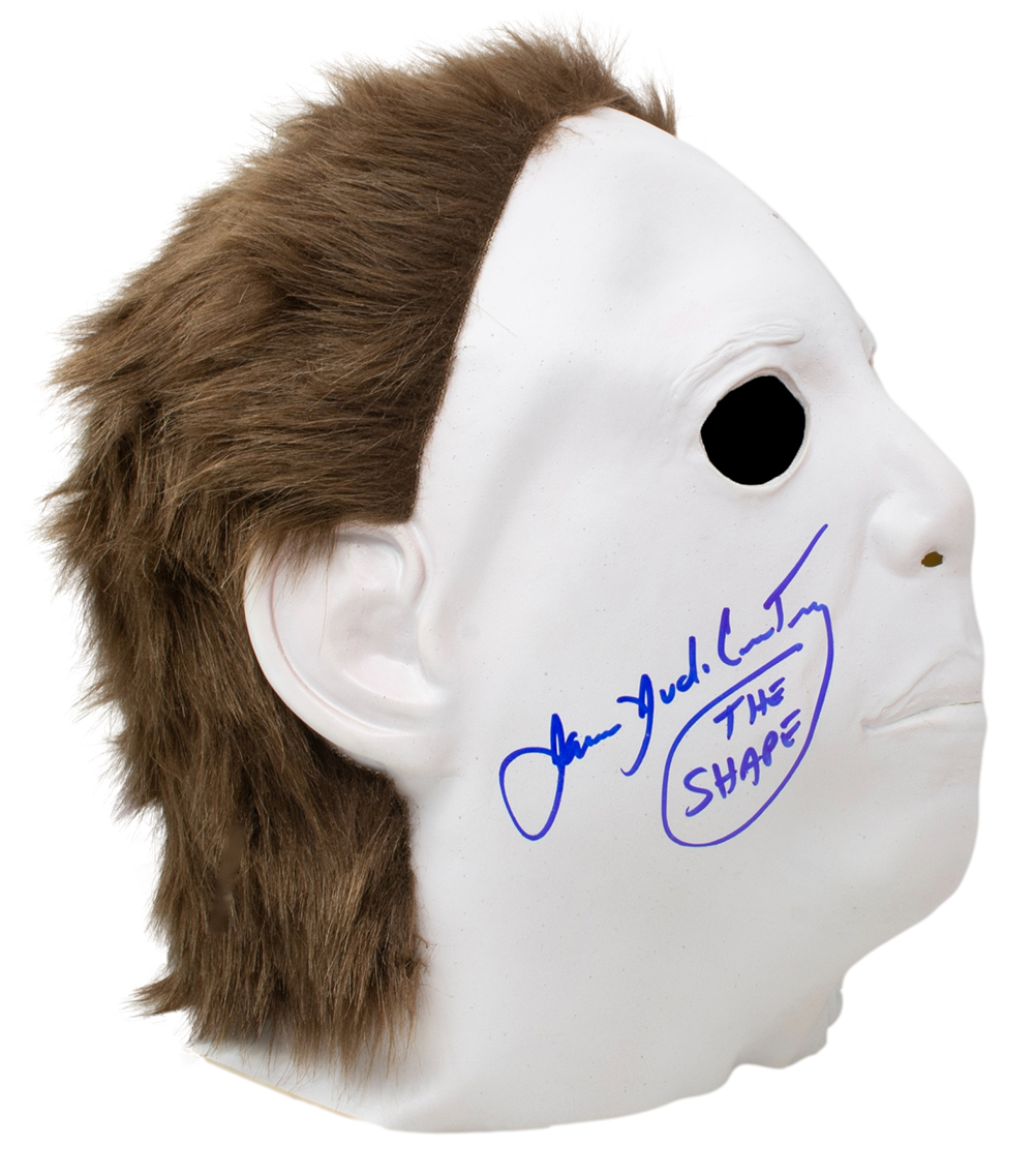 James Jude Courtney Signed "Halloween" Michael Myers Mask Inscribed ...