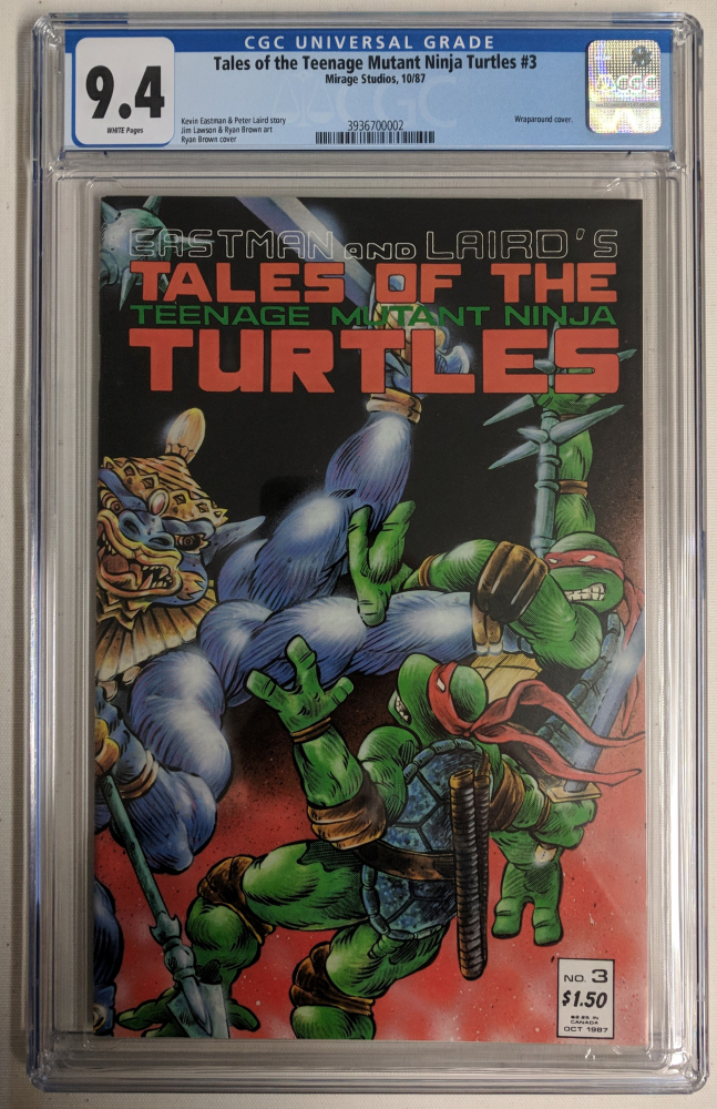 1987 "Tales of the Teenage Mutant Ninja Turtles" Issue #3 Mirage ...
