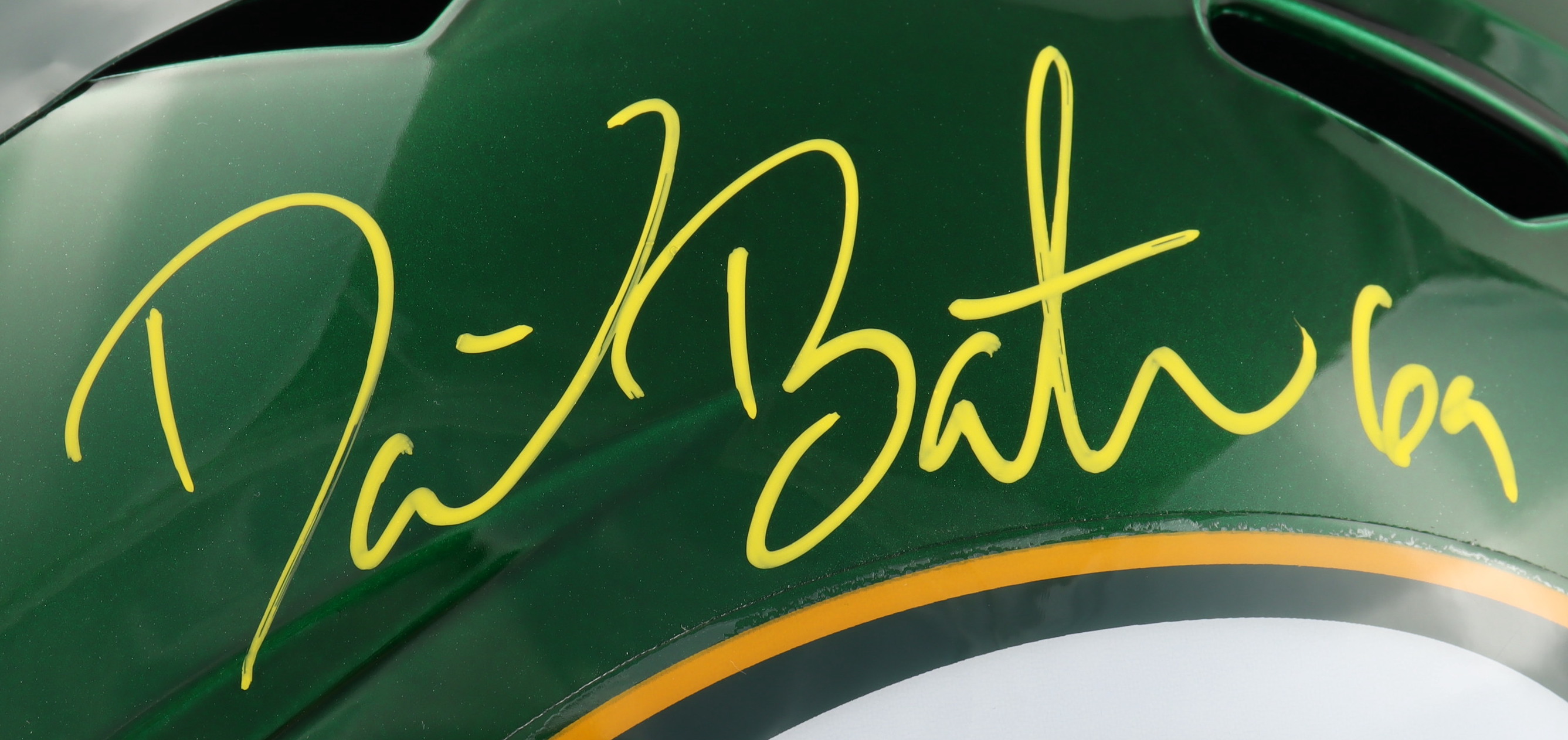 David Bakhtiari Signed Packers Full-Size Flash Alternate Speed Helmet ...