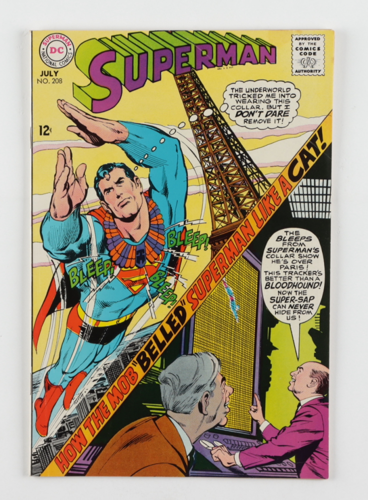 1968 "Superman" Issue #208 DC Comic Book | Pristine Auction