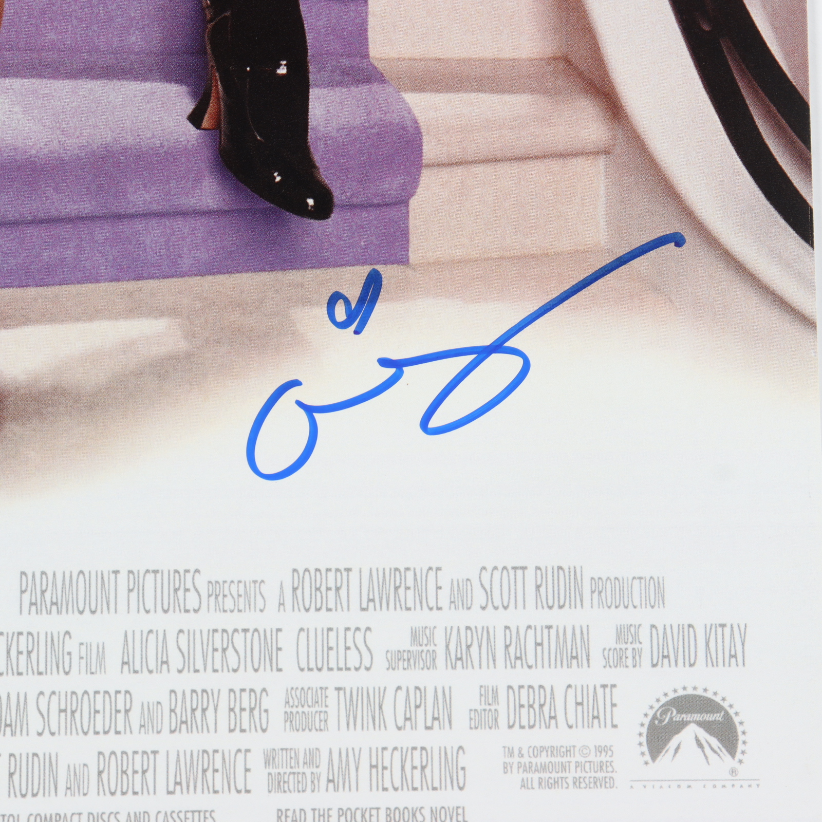 Alicia Silverstone Signed "Clueless" 11x17 Movie Poster (Schwartz Sports COA) | Pristine Auction