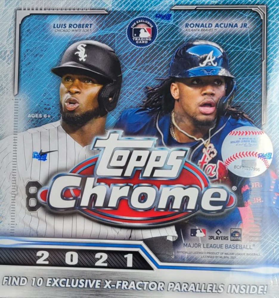 2021 Topps Chrome Baseball Mega Box with (10) Packs | Pristine Auction