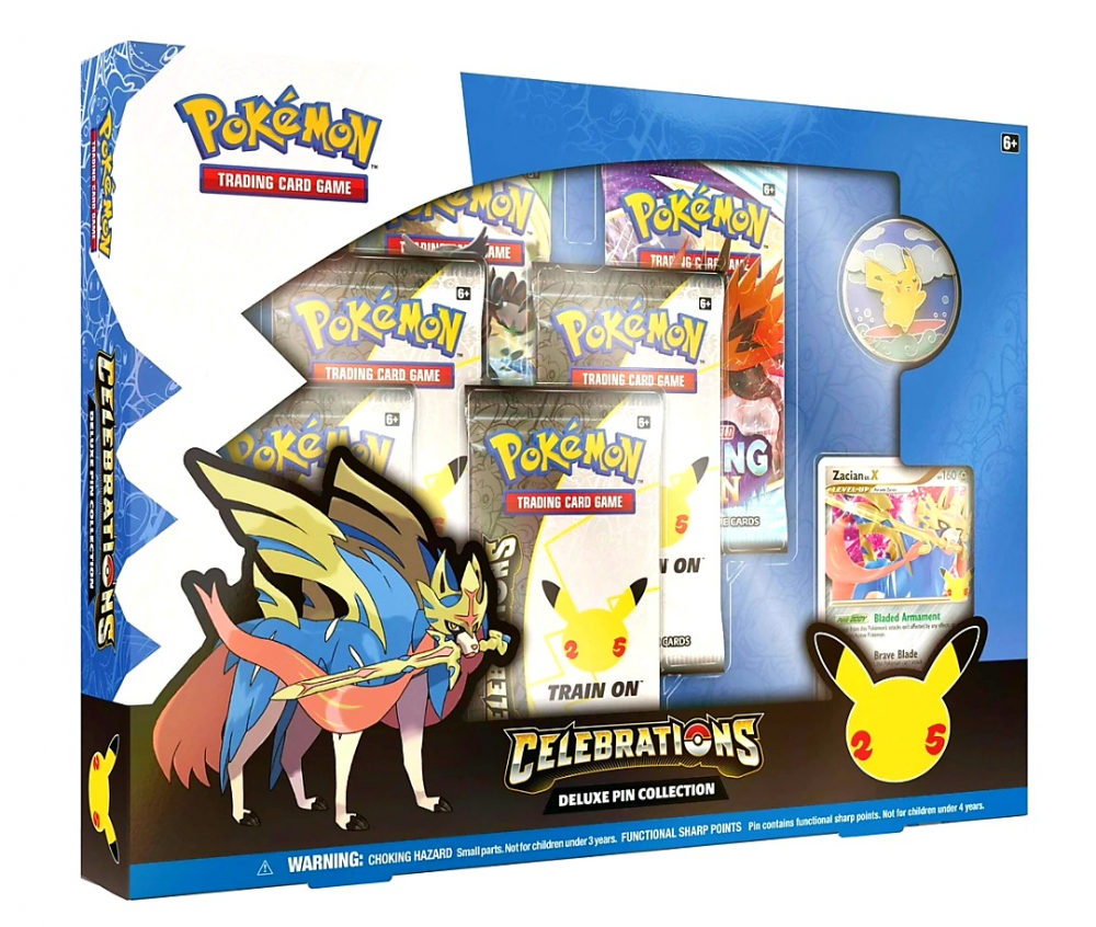 Pokemon TCG Celebrations Collection Box With 4 Celebrations Packs Pokemon TCG Celebrations Collection Box With 4 Celebrations Packs