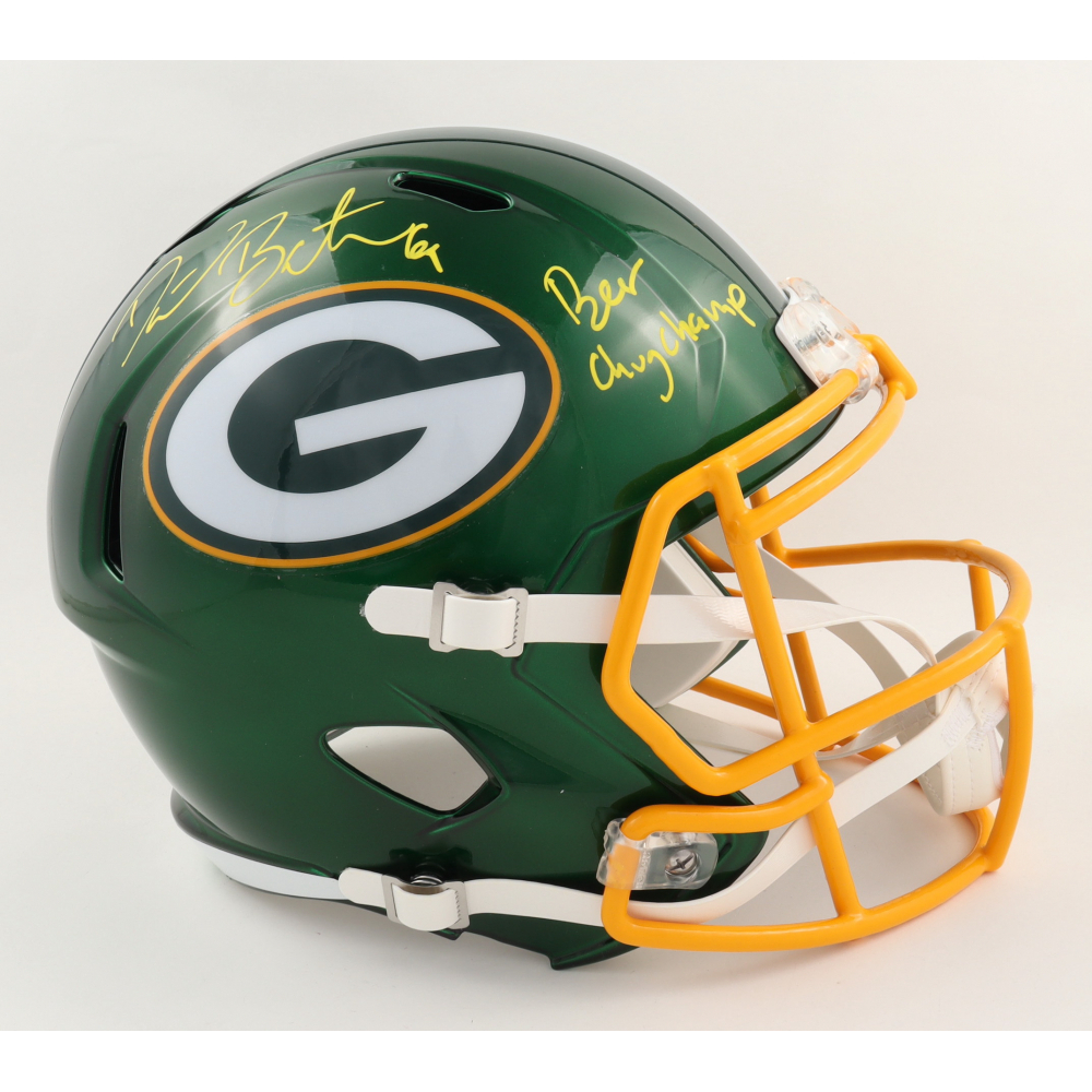 David Bakhtiari Signed Packers Full-Size Flash Alternate Speed Helmet ...