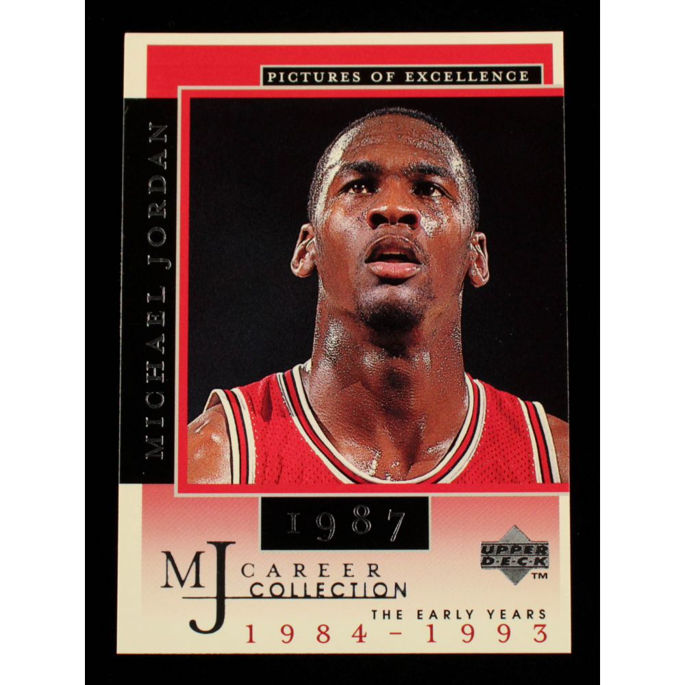Michael Jordan 1998 Upper Deck Michael Jordan Career Collection #13 ...