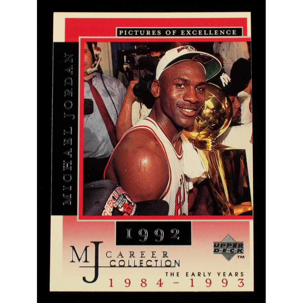 Michael Jordan 1998 Upper Deck Michael Jordan Career Collection #18 ...