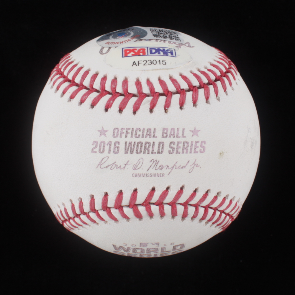 John Lackey Signed OML 2016 World Series Baseball (Beckett COA & PSA ...