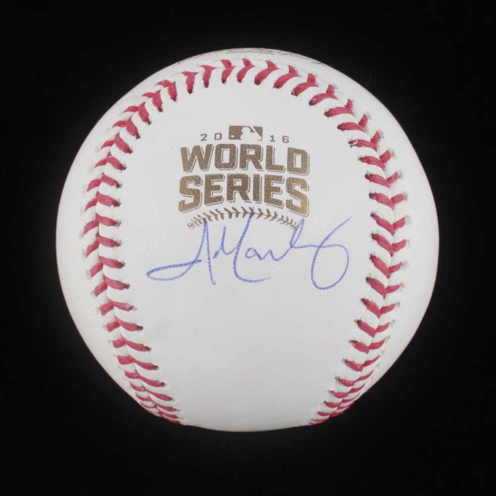 John Lackey Signed OML 2016 World Series Baseball (Beckett COA & PSA ...