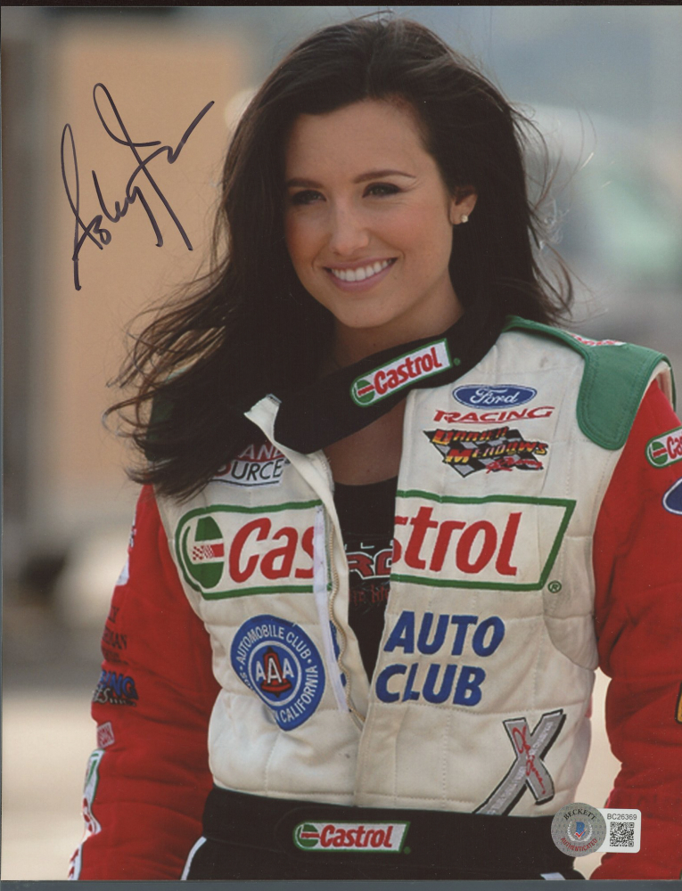 Ashley Force Signed NASCAR 8x10 Photo (Beckett) | Pristine Auction