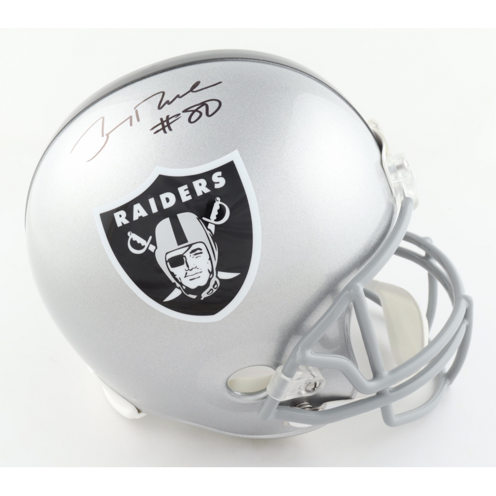 Jerry Rice Signed Raiders Full-Size Helmet (Beckett COA) | Pristine Auction