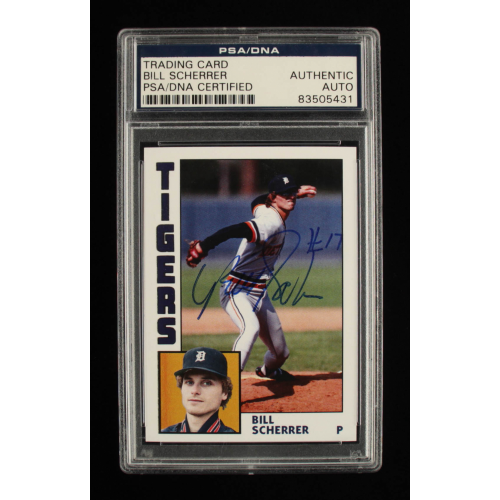 Bill Scherrer Signed Trading Card (PSA Encapsulated) | Pristine Auction