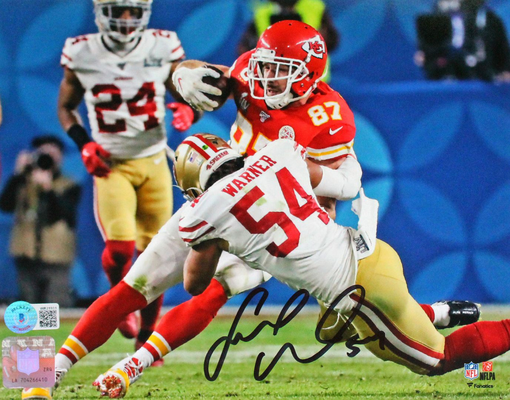 Fred Warner Signed 49ers 8x10 Photo (Beckett) | Pristine Auction