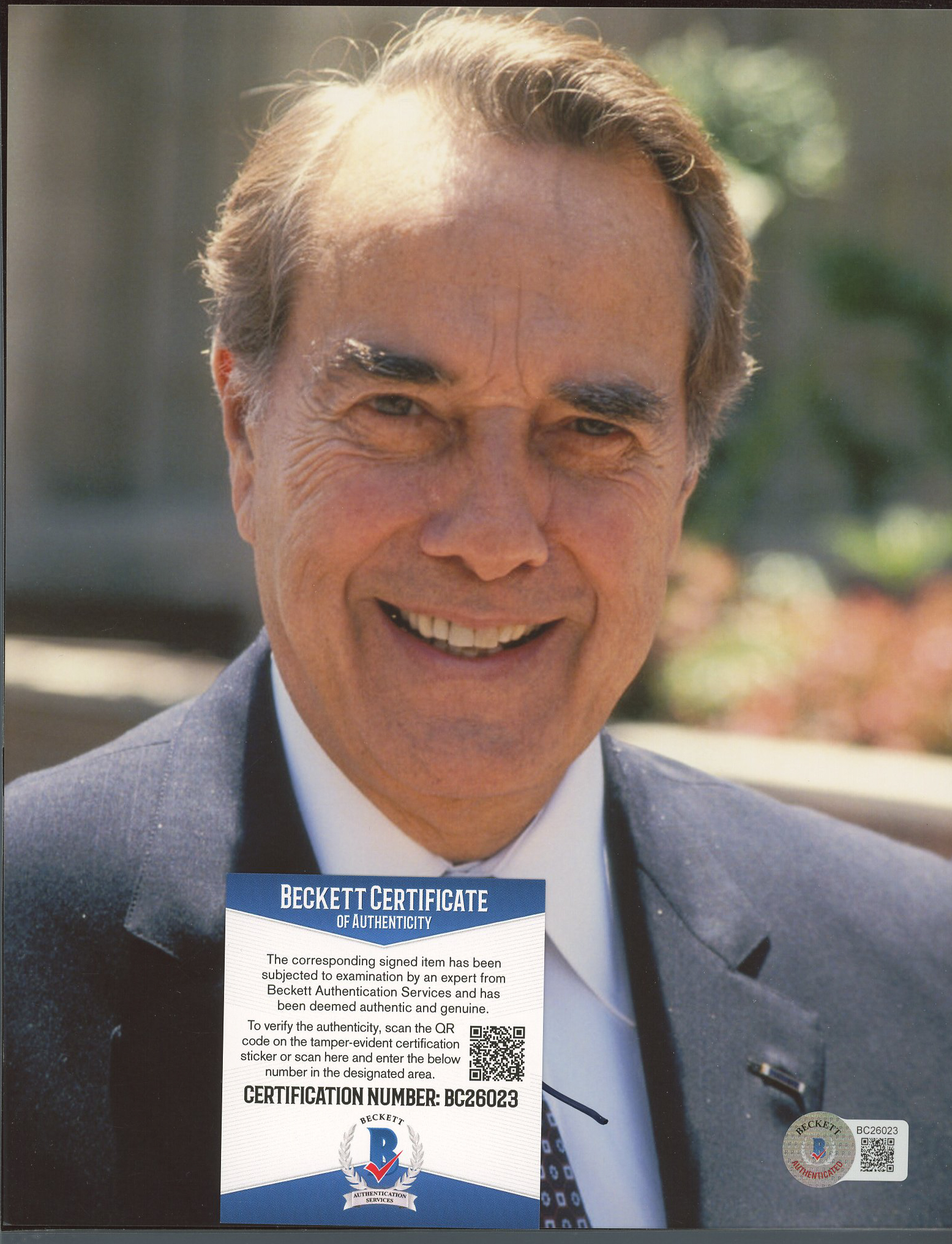 Bob Dole Signed 8x10 Photo (Beckett COA) | Pristine Auction