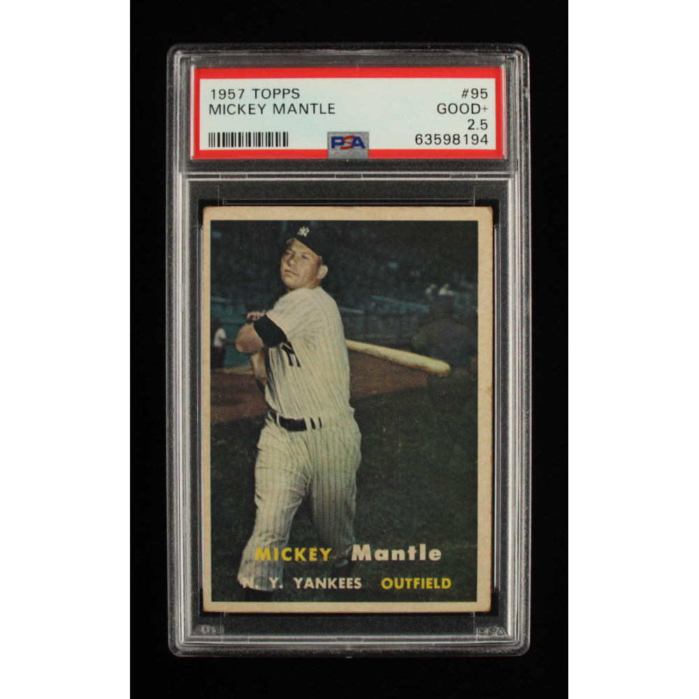 Mickey Mantle 1957 Topps #95 (PSA 2.5) | Pristine Auction