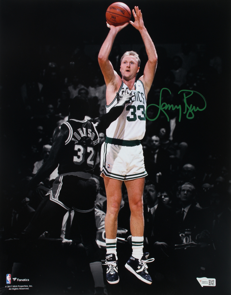 Larry Bird Signed Celtics 11x14 Photo (Fanatics Hologram) | Pristine ...