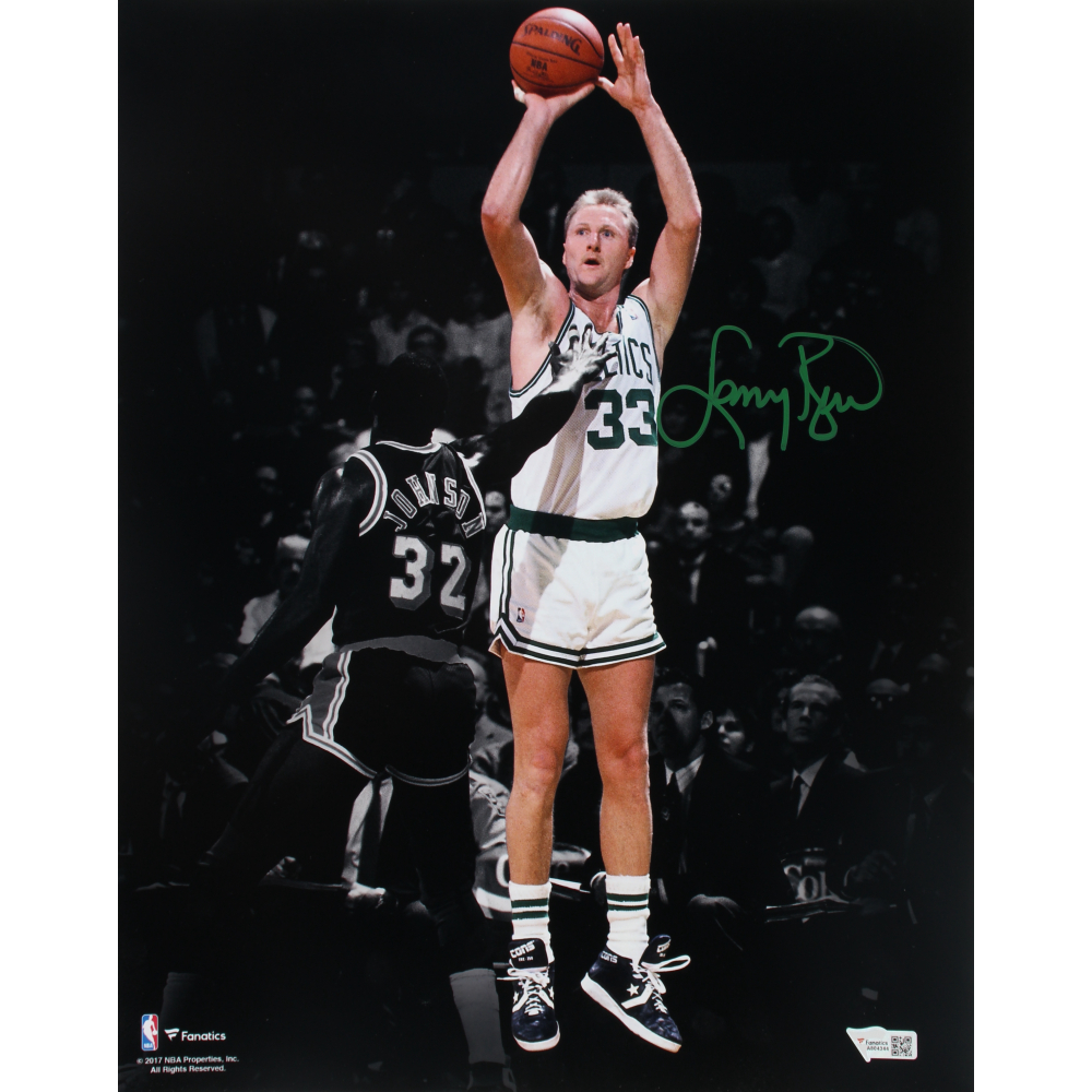 Larry Bird Signed Celtics 11x14 Photo (Fanatics Hologram) | Pristine ...