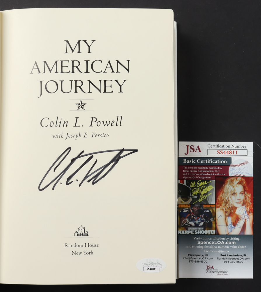 Colin Powell Signed "My American Journey" Hardcover Book (JSA ...