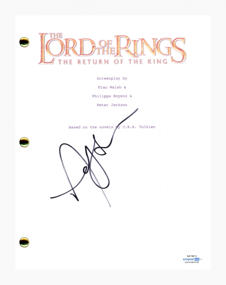 Andy Serkis Signed "The Lord of the Rings: The Return of the King ...