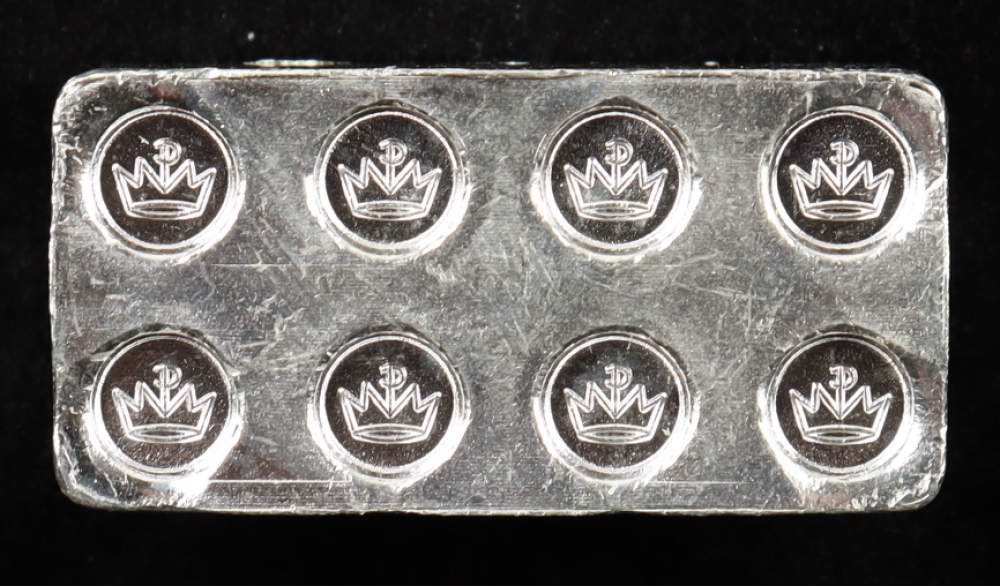 1 Troy oz .999 Fine Silver Lego Bullion Bar | Pristine Auction