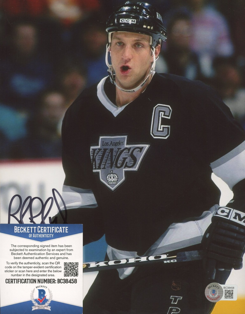 Rob Blake Signed Kings 8x10 Photo (Beckett COA) | Pristine Auction