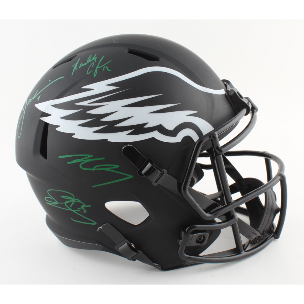 Eagles Full-Size Eclipse Alternate Speed Helmet Signed by (4) with ...