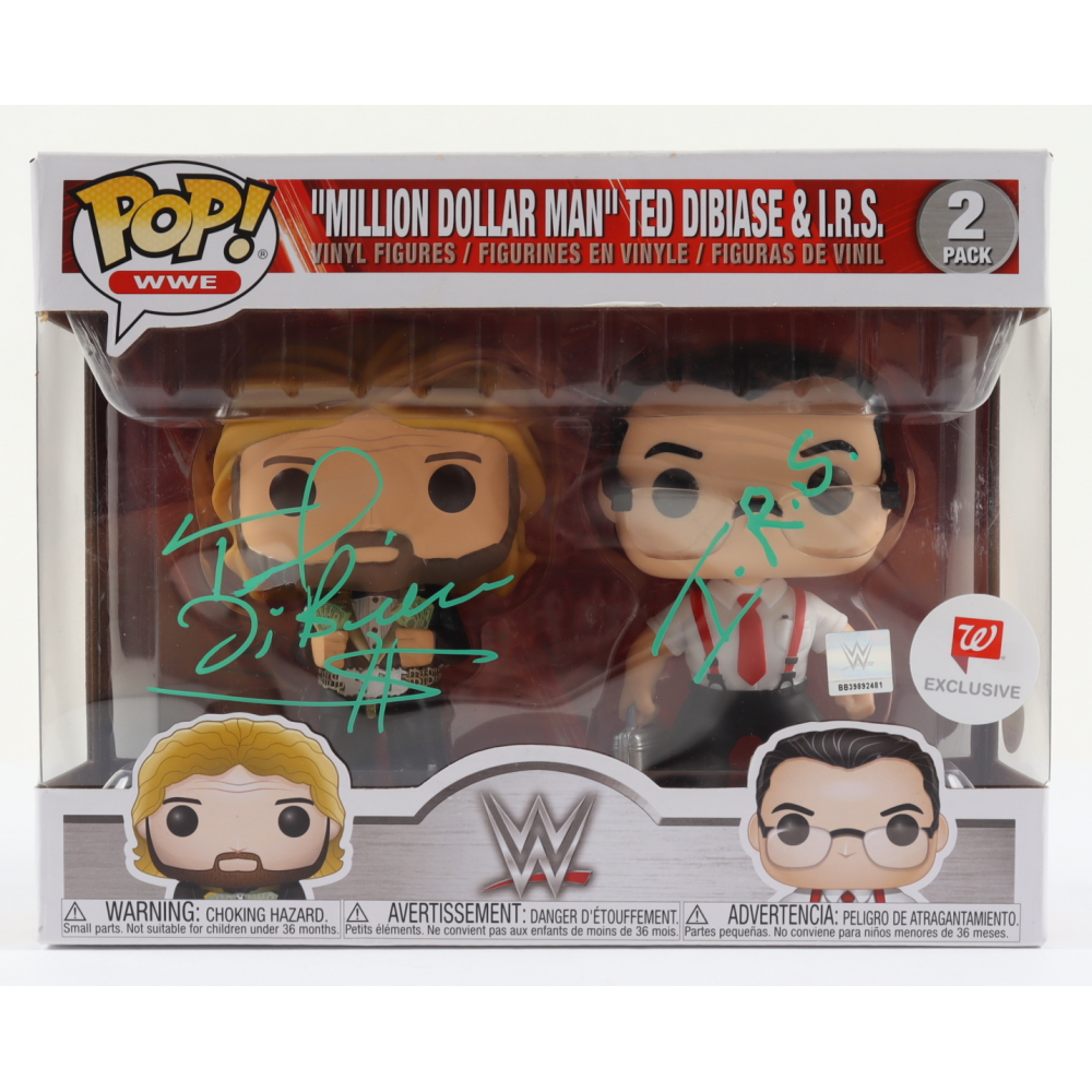 Ted DiBiase & Mike Rotunda Signed WWE "Million Dollar Man" & I.R.S ...