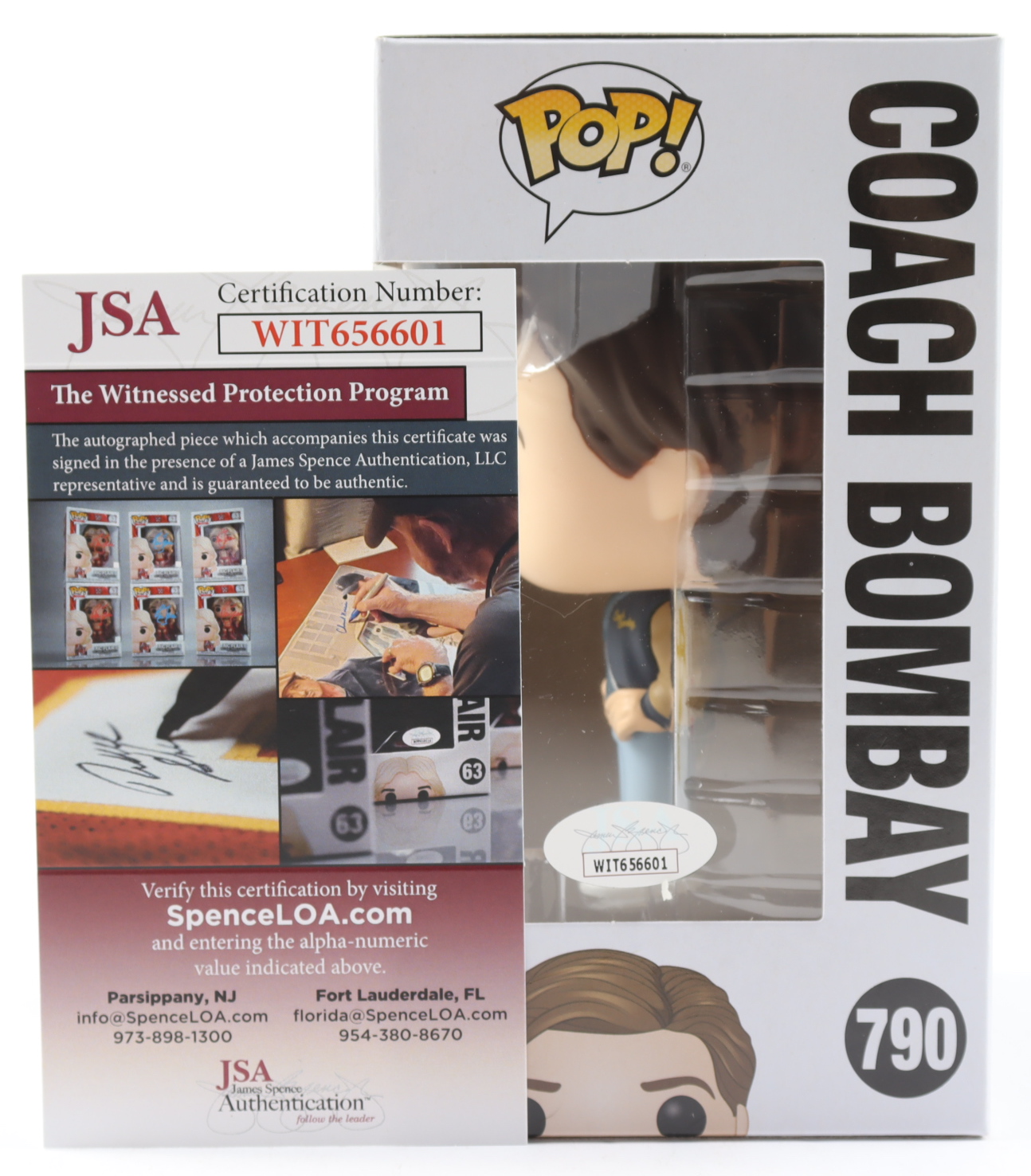 Emilio Estevez Signed "The Mighty Ducks" #790 Coach Bombay Funko Pop ...