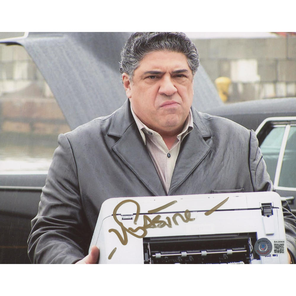 Vincent Pastore Signed "The Sopranos" 8x10 Photo (Beckett COA ...