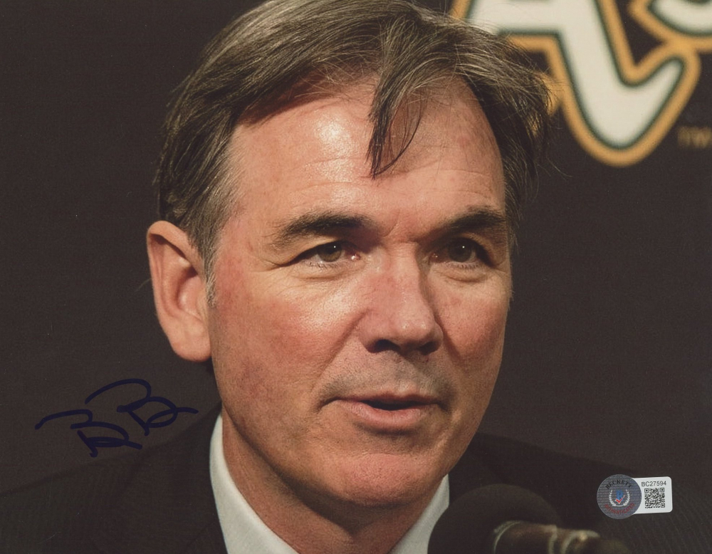 Billy Beane Signed 8x10 Photo (Beckett COA) | Pristine Auction