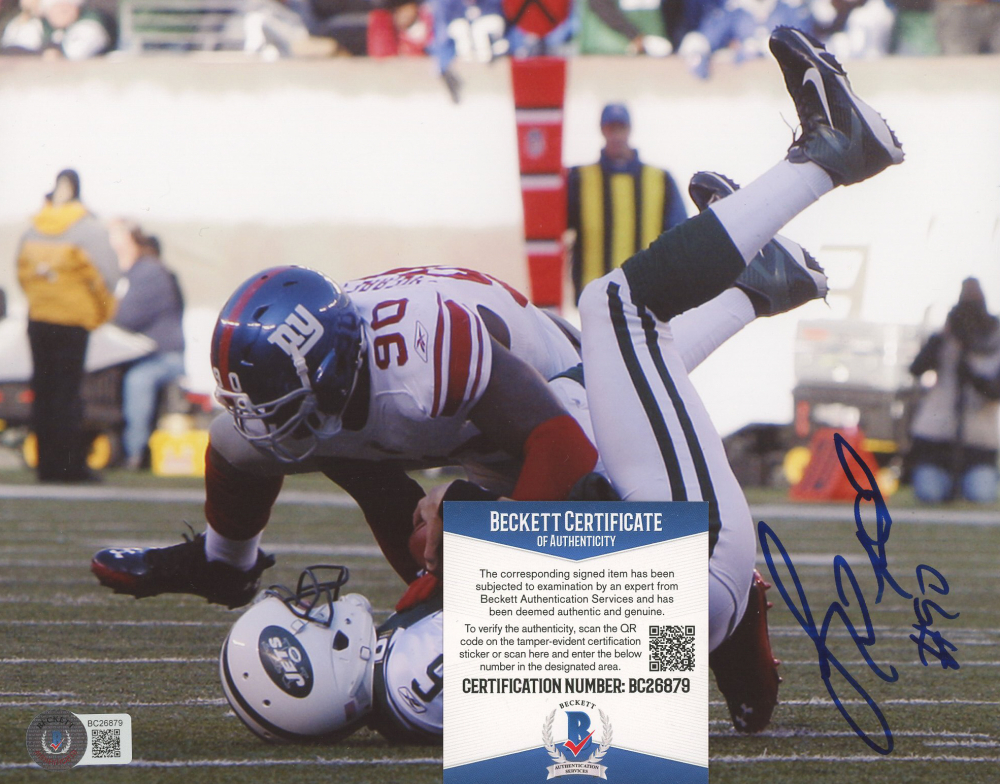 Jason Pierre-Paul Signed Giants 8x10 Photo (Beckett) | Pristine Auction