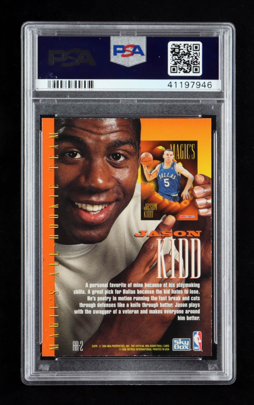 Jason Kidd 1994-95 Hoops Magic's All-Rookies #AR2 (PSA 7) | Pristine ...