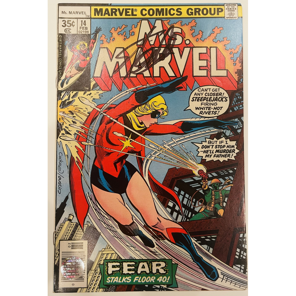 Stan Lee Signed 1978 "Ms. Marvel" Issue #12 Marvel Comic Book (Stan Lee ...