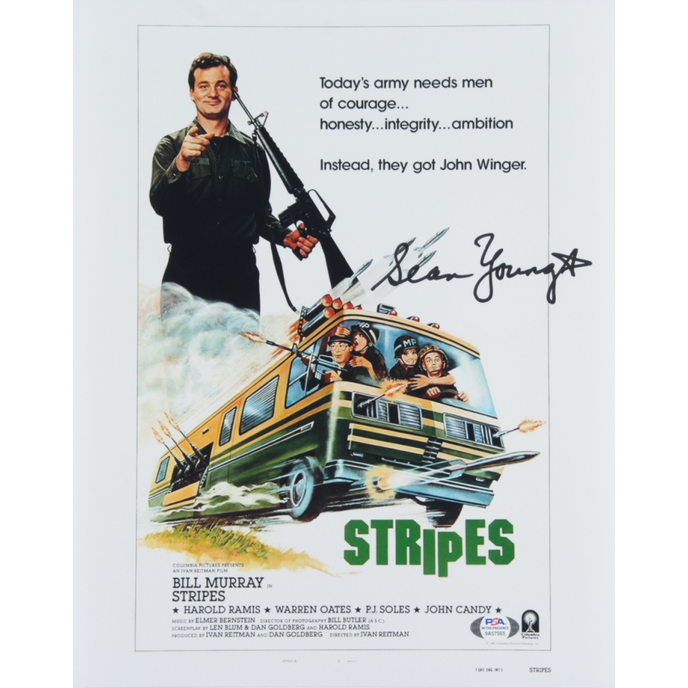 Sean Young Signed "Stripes" 11x14 Photo (PSA COA) | Pristine Auction