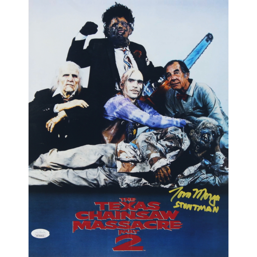 Tom Morga Signed "The Texas Chainsaw Massacre 2" 11x14 Photo Inscribed ...
