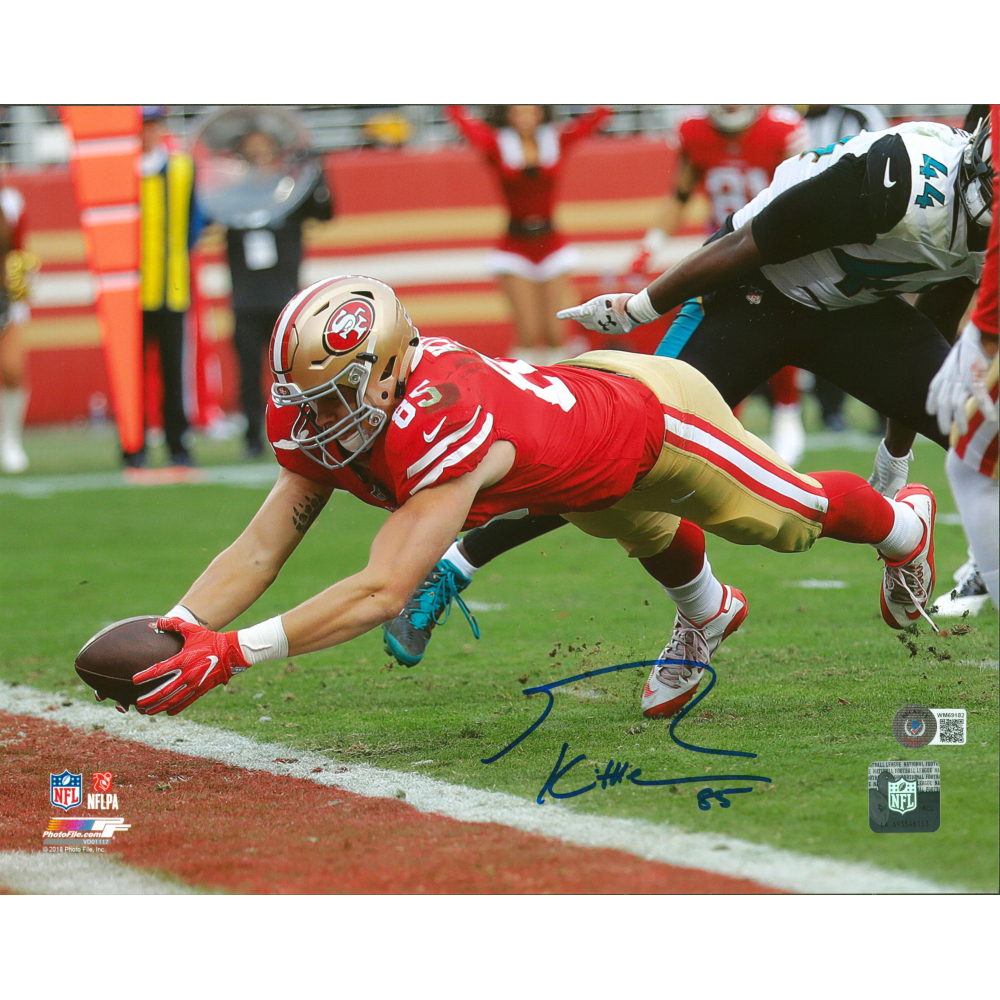 George Kittle Signed 49ers 11x14 Photo (Beckett) | Pristine Auction
