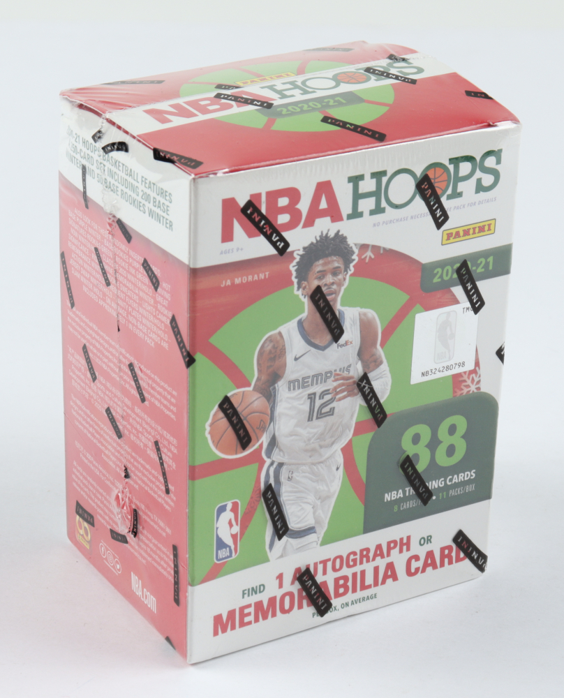 2020-21 Panini NBA Hoops Holiday Basketball Blaster Box with (11) Packs ...